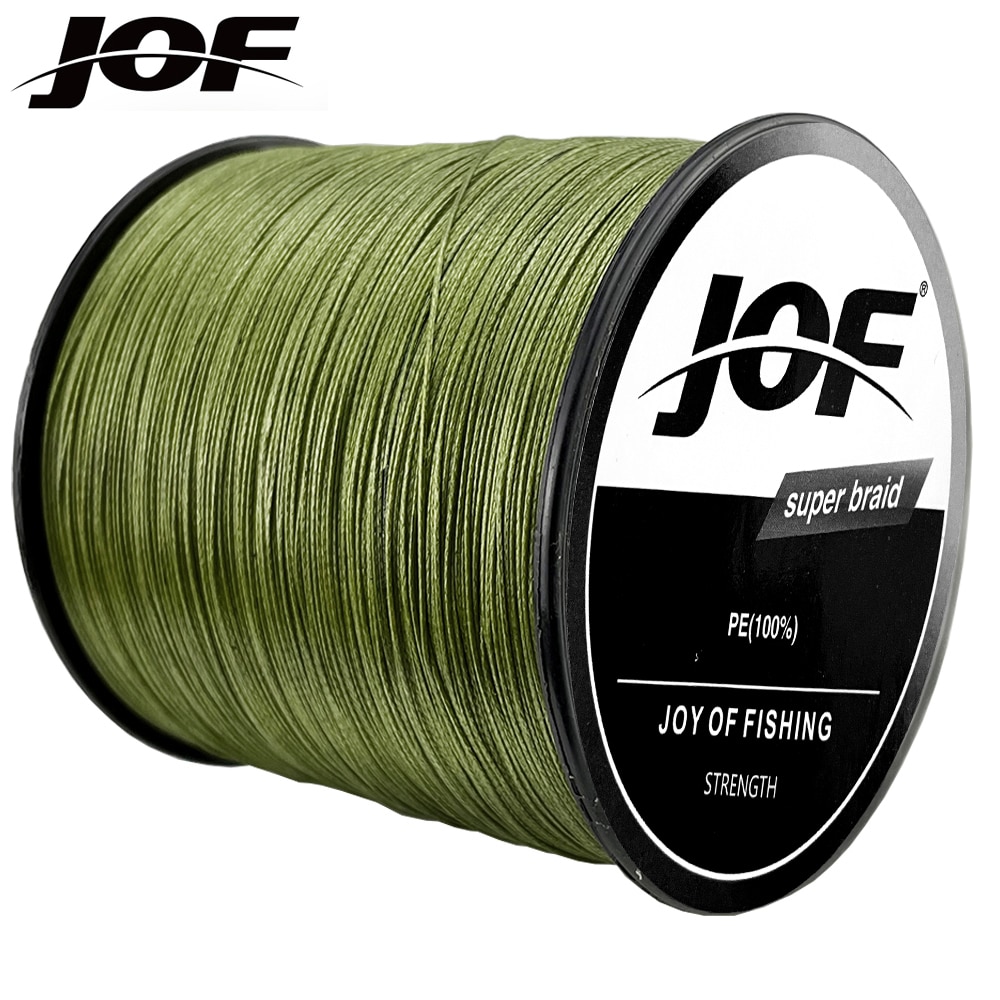 Buy JOF 8 Strands 1000M 500M 300M 100M Multicolor Braided Fishing Line ...